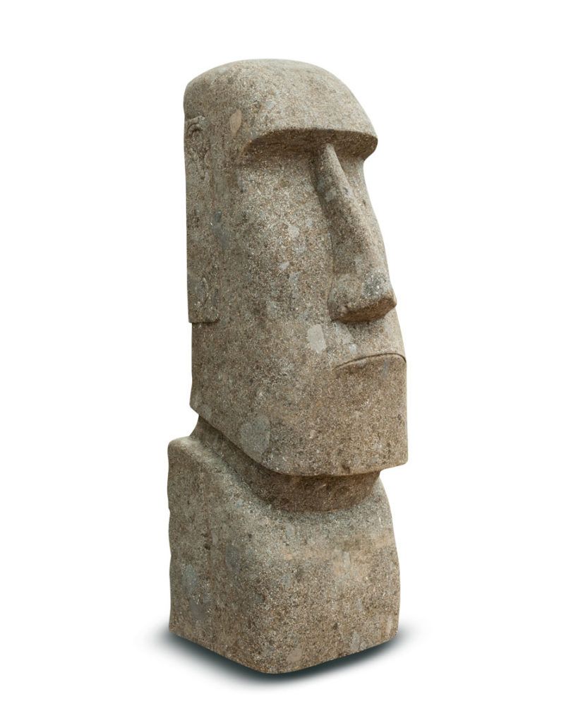 Jardiffusion : Sculpture Moaï Green Stone